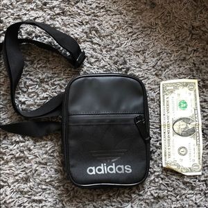 adidas | Bags | Adidas Originals Side Pouch Zipper Crossbody Bag | Poshmark